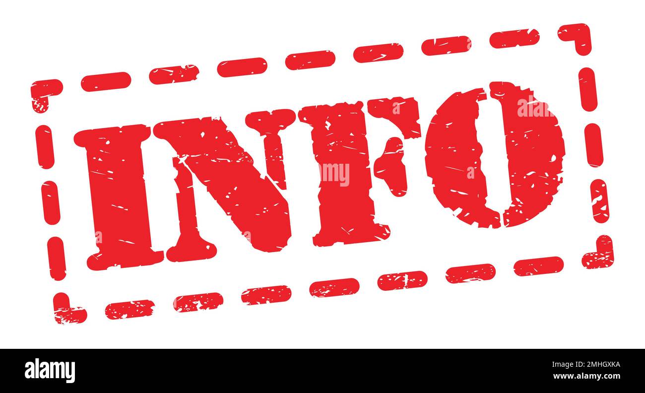 Info text on button Cut Out Stock Images & Pictures - Alamy