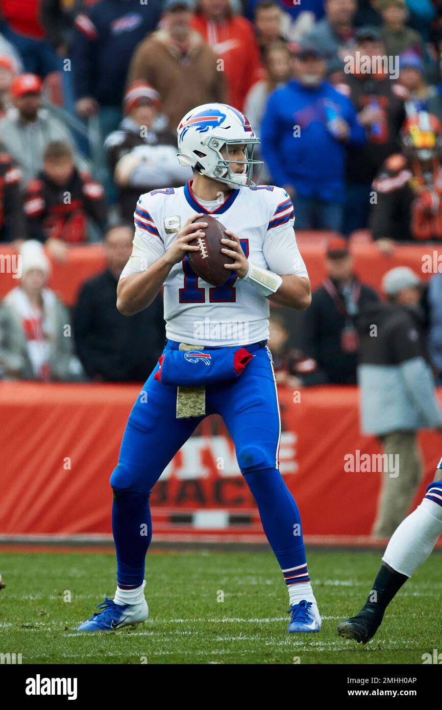 Buffalo Bills quarterback Josh Allen (17) in action against the ...
