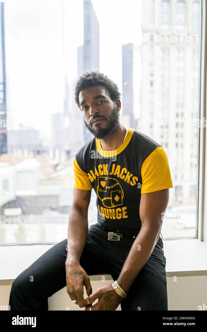 This Nov. 19, 2019 photo shows musician Luke James posing for a ...