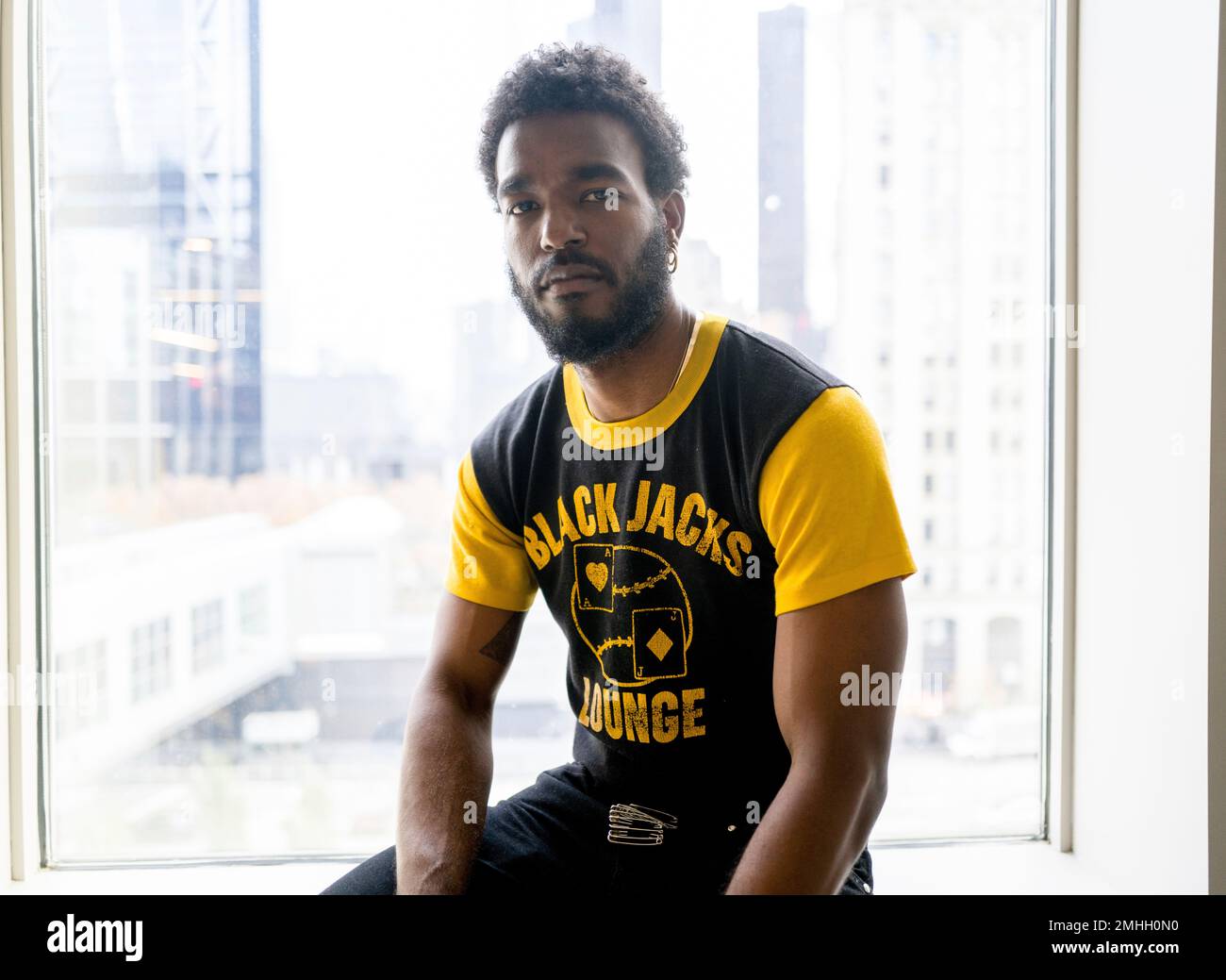 This Nov. 19, 2019 photo shows musician Luke James posing for a ...