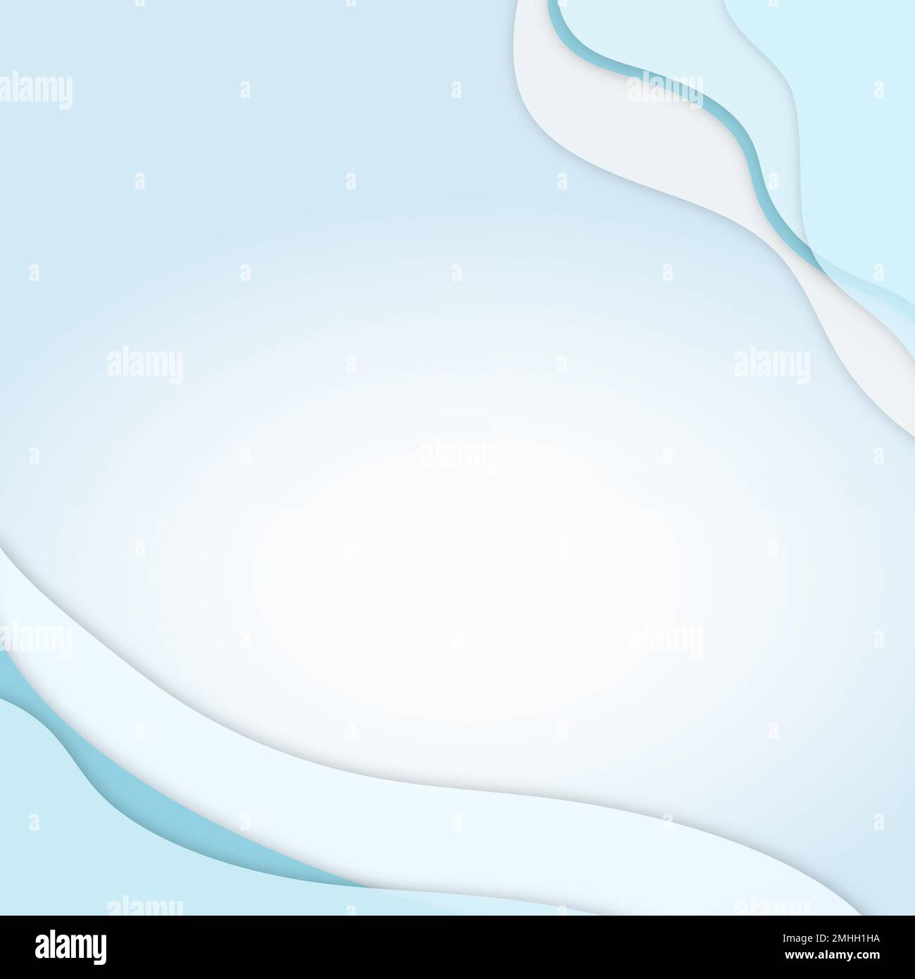 Blue curve frame template vector Stock Vector Image & Art - Alamy