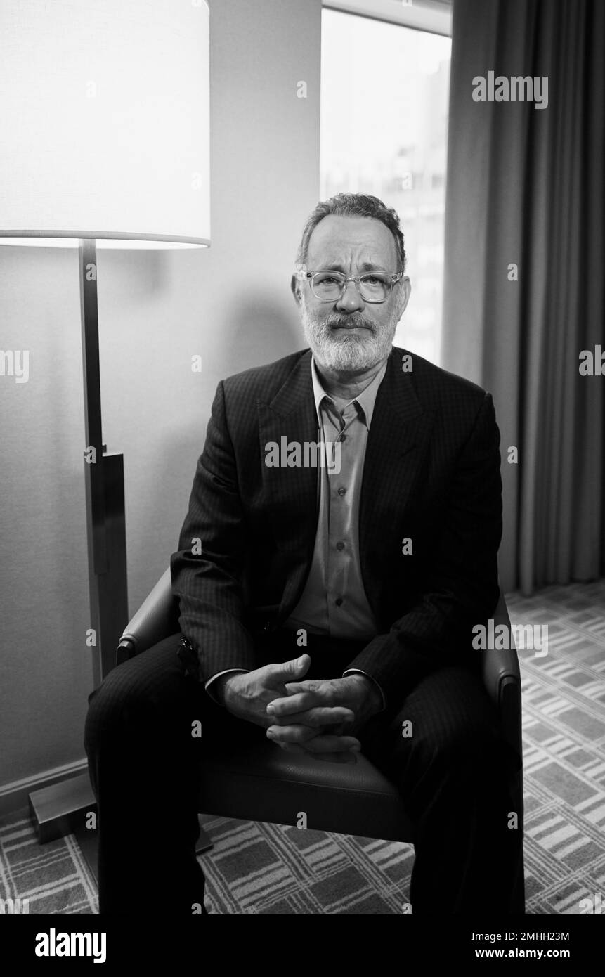 This Nov. 17, 2019 photo shows Tom Hanks posing for a portrait in New ...