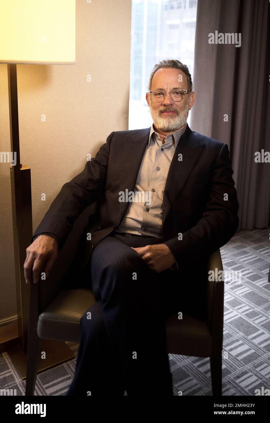 This Nov. 17, 2019 photo shows Tom Hanks posing for a portrait in New ...