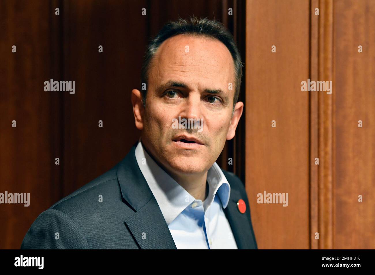 Kentucky Governor Matt Bevin discusses the upcoming recanvass of the ...