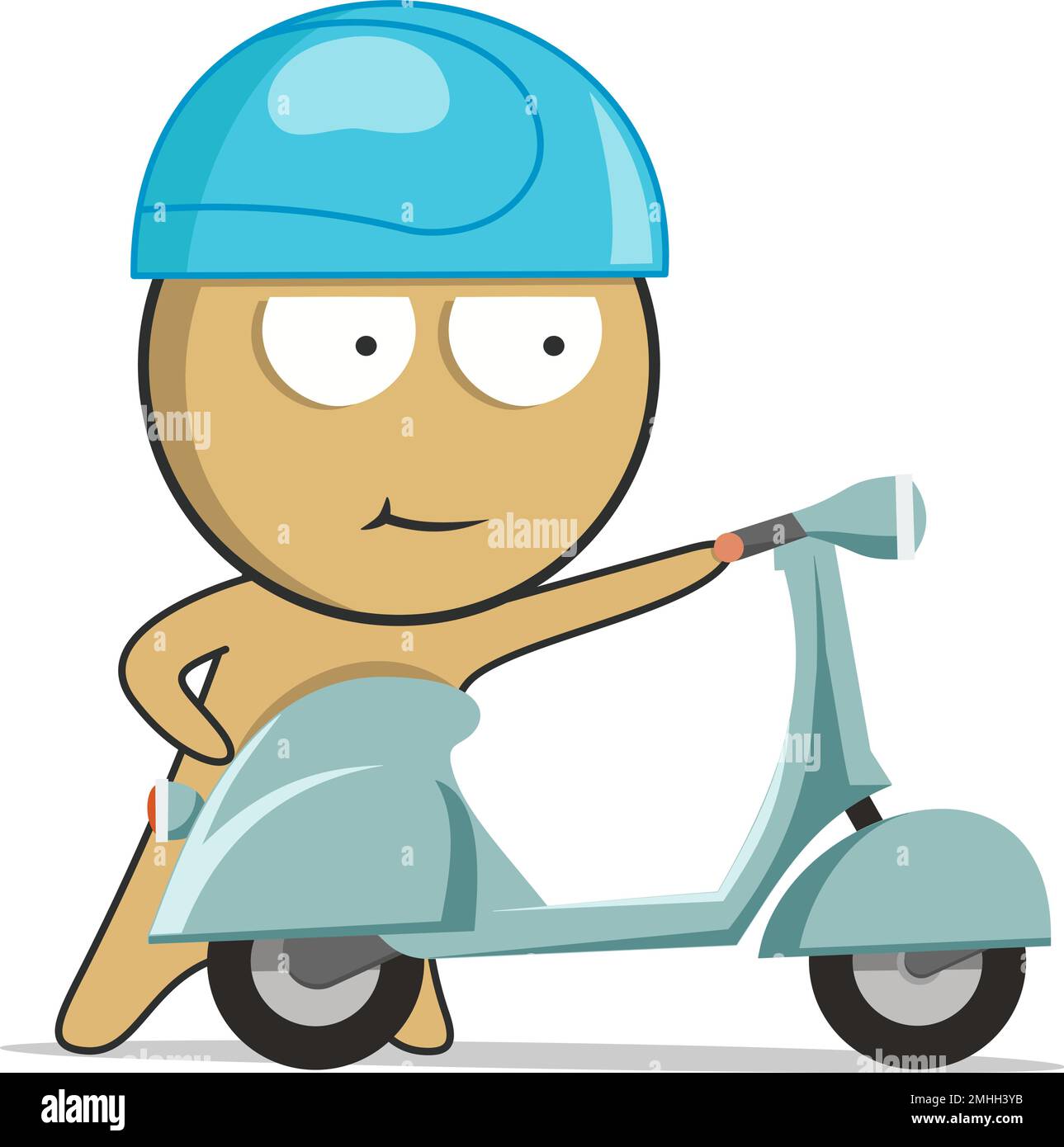Safe scooter riding Stock Vector Image & Art - Alamy