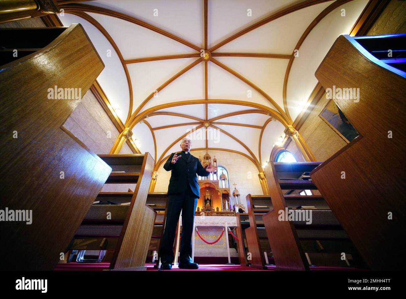 In this Nov. 16, 2019, photo, Japanese Archbishop Mitsuaki Takami, who ...