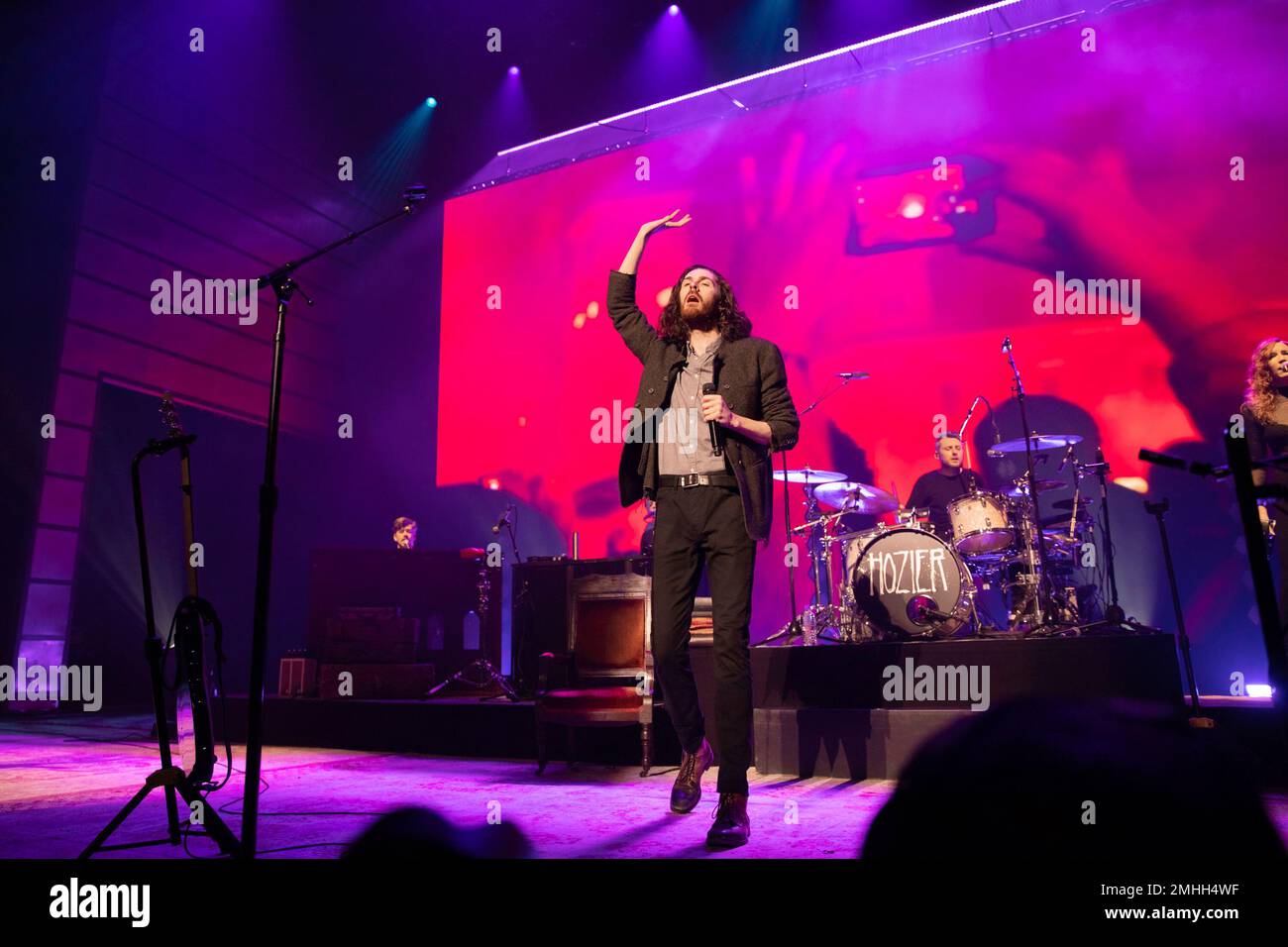 Singer/songwriter Hozier performs onstage at The Anthem on Monday, Nov ...