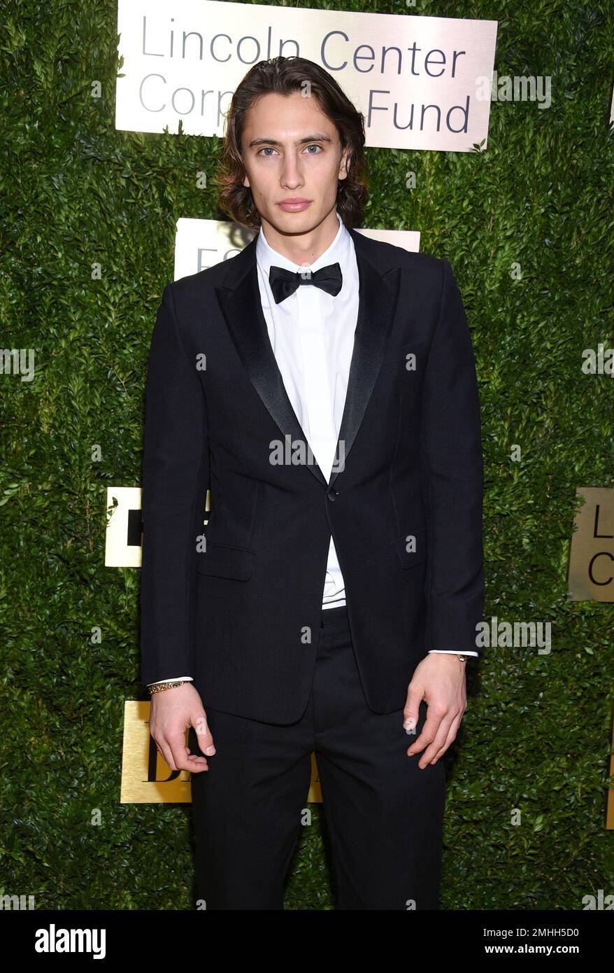 Model James Turlington arrives at The Lincoln Center Corporate Fund ...