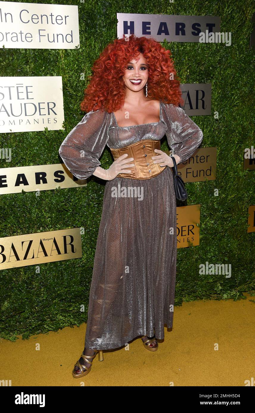 Singer Jillian Hervey arrives at The Lincoln Center Corporate Fund ...