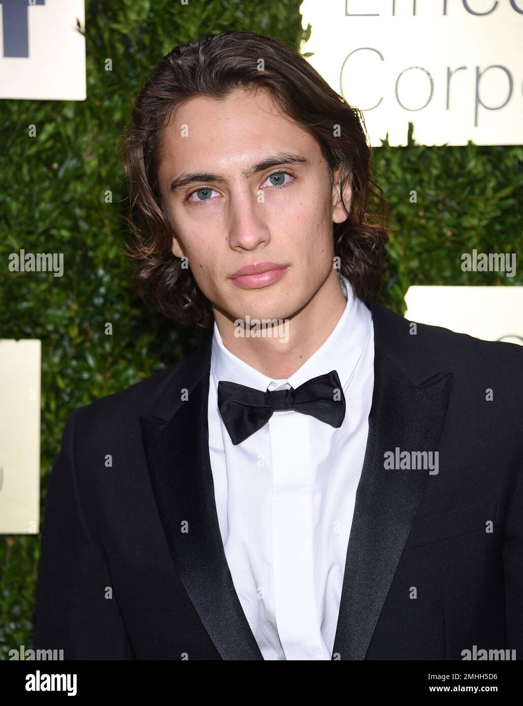 Model James Turlington arrives at The Lincoln Center Corporate Fund ...