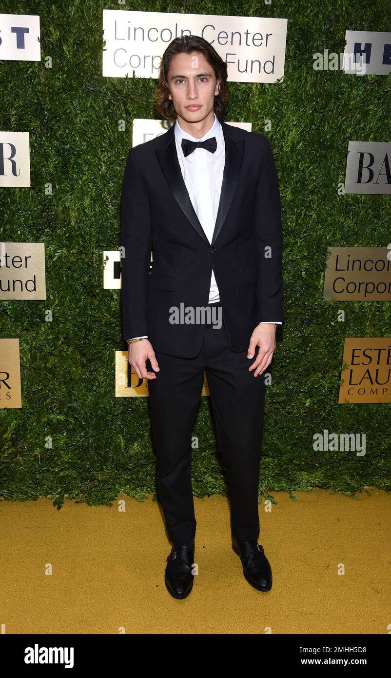 Model James Turlington arrives at The Lincoln Center Corporate Fund ...