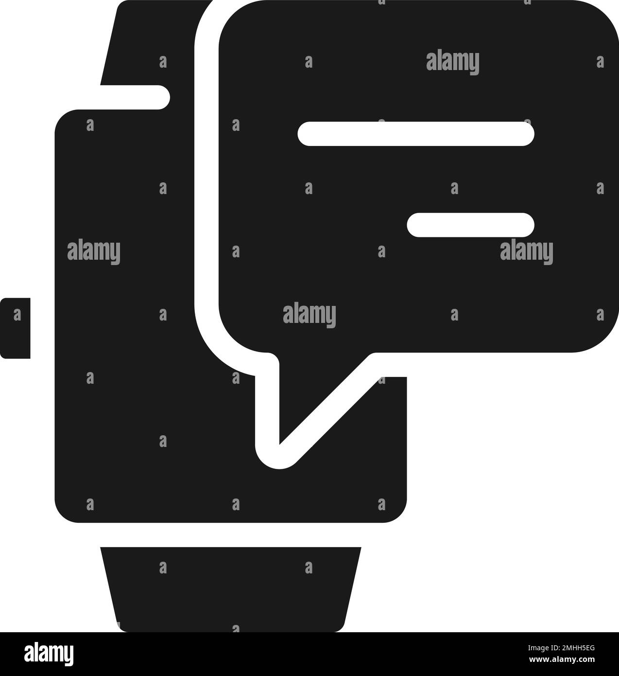 Notification negative Black and White Stock Photos & Images - Alamy