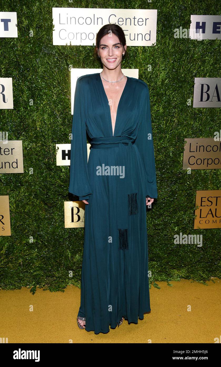 Model Hilary Rhoda arrives at The Lincoln Center Corporate Fund Fashion ...
