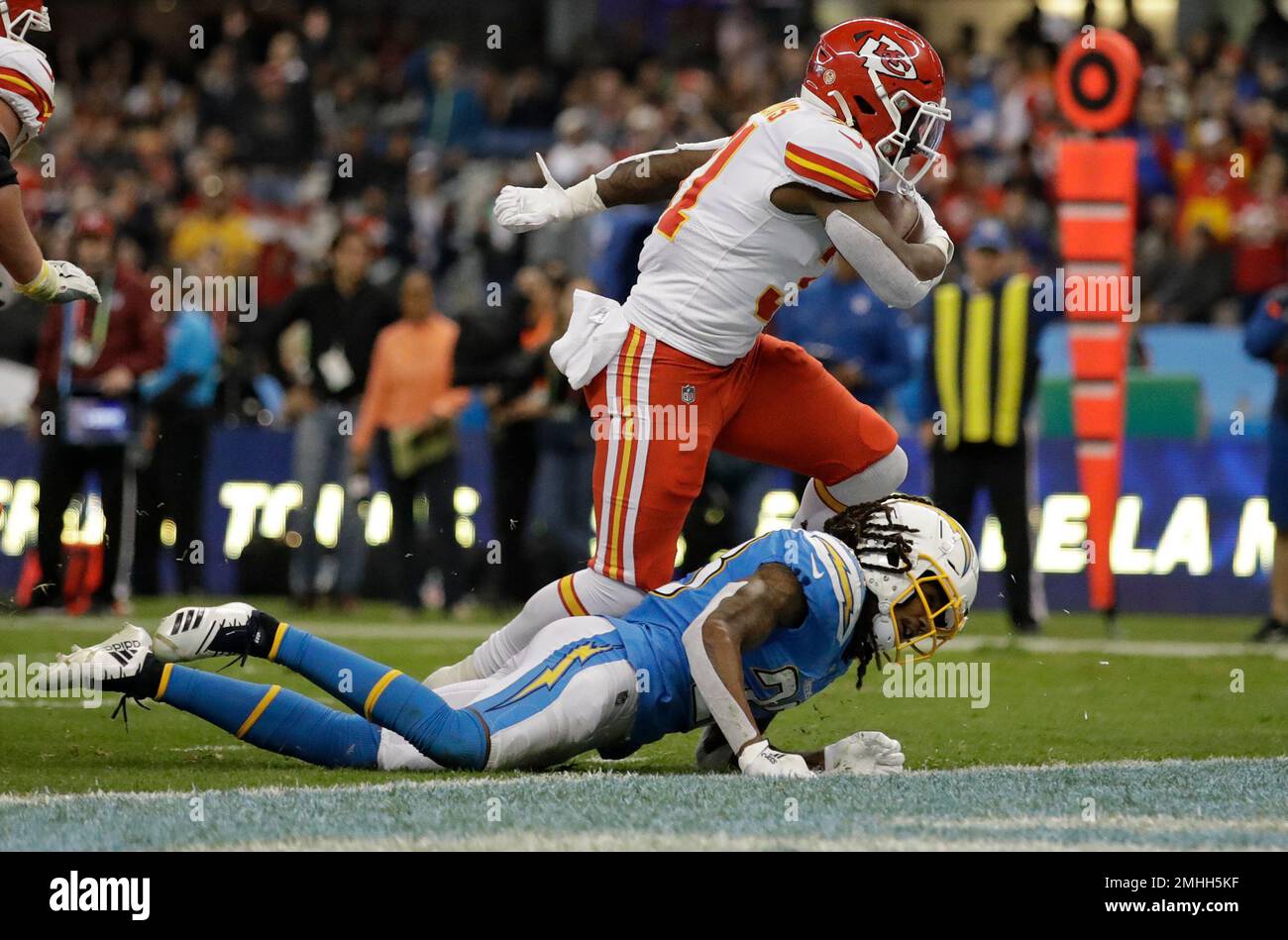Kansas City Chiefs running back Darrel Williams, above, scores a ...