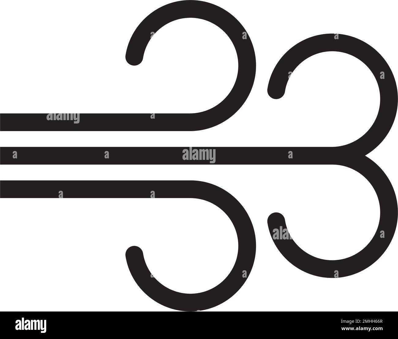 wind vector icon illustration simple design Stock Vector Image & Art ...