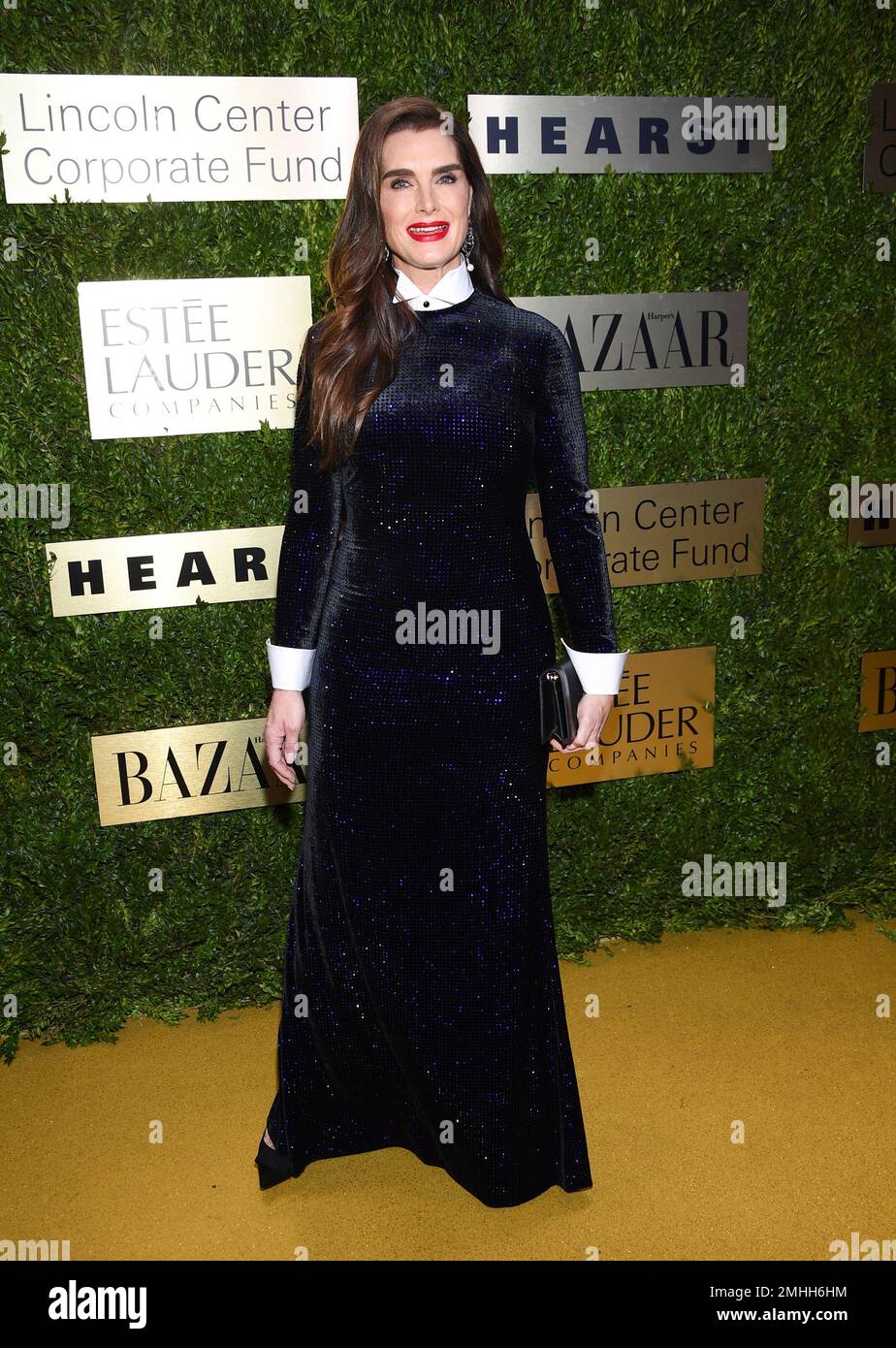 Actress and model Brooke Shields arrives at The Lincoln Center ...
