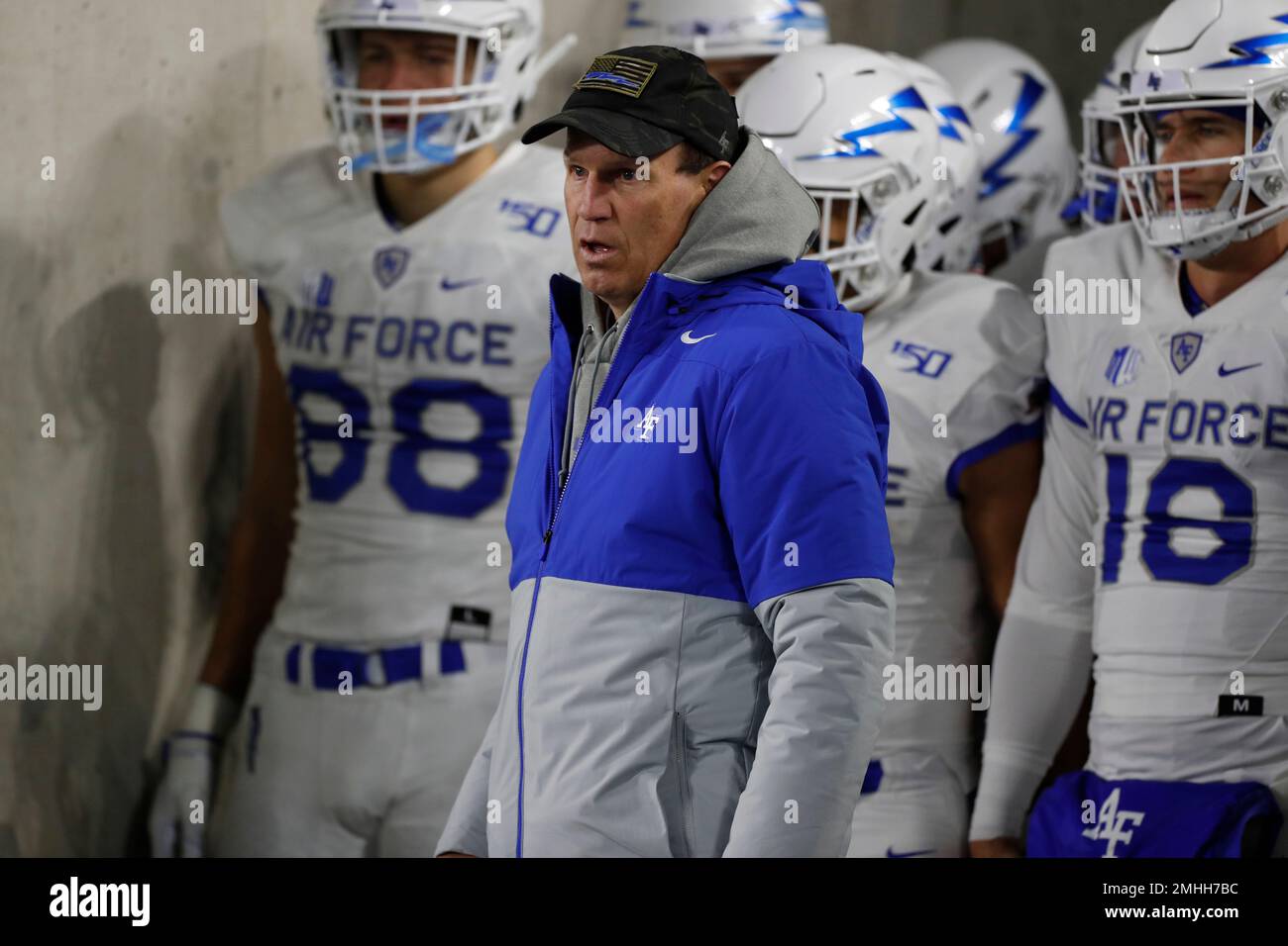 Air Force Falcons head coach Troy Calhoun in the first half of an NCAA ...