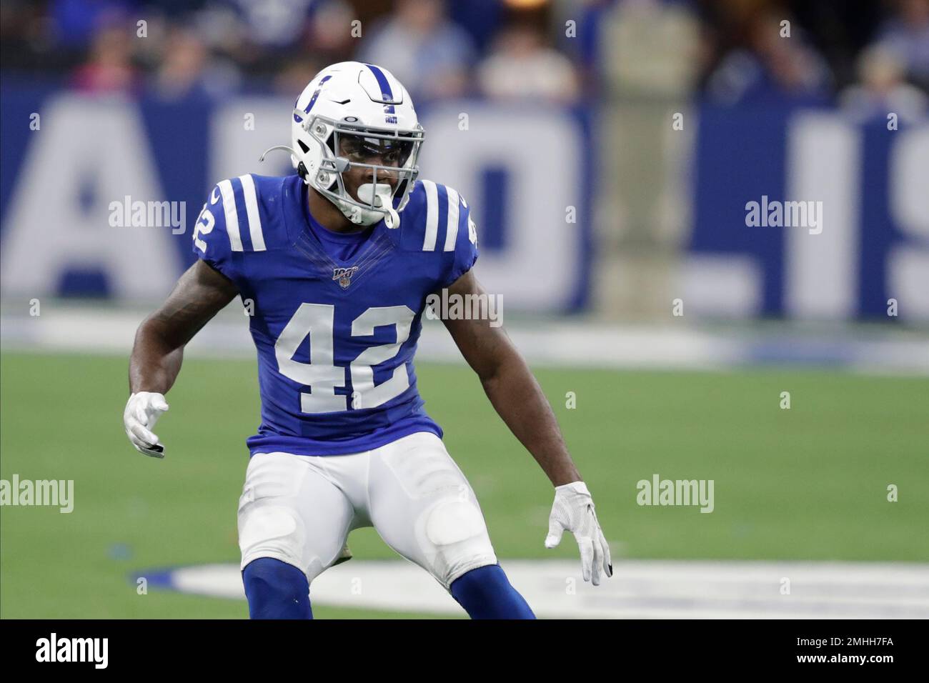 Indianapolis Colts defensive back Rolan Milligan (42) in action during ...