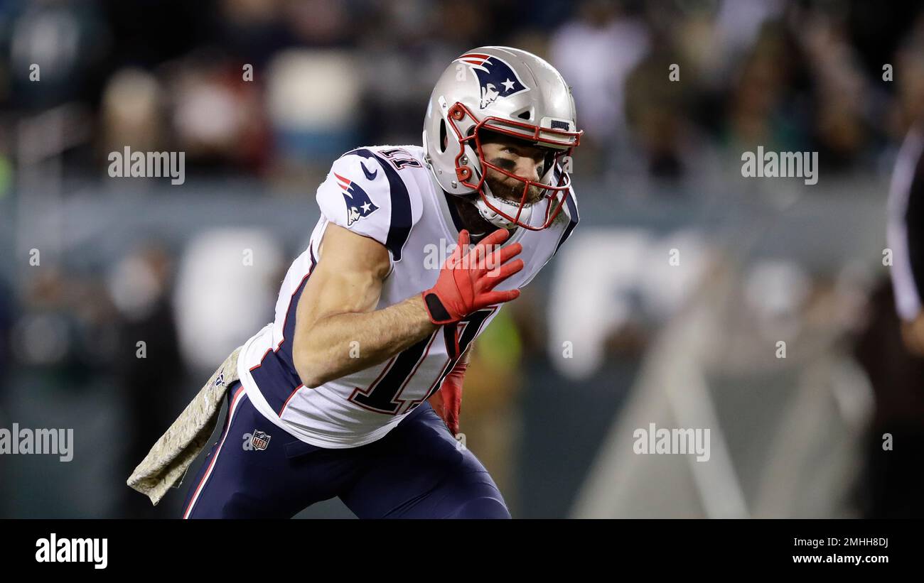 New England Patriots wide receiver Julian Edelman in action during an ...