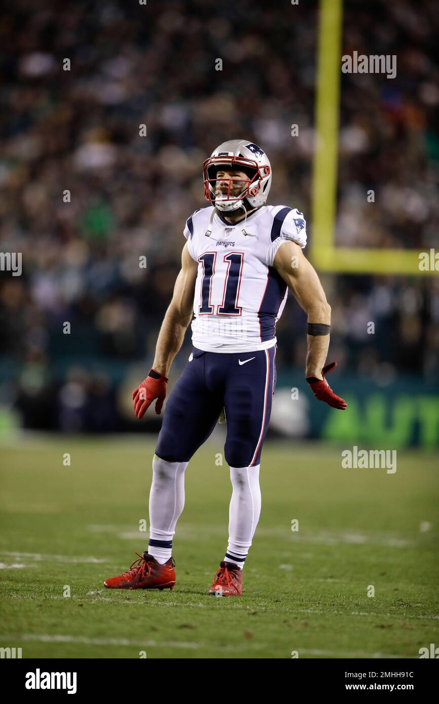 New England Patriots wide receiver Julian Edelman in action during an ...