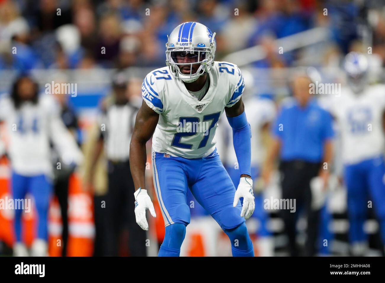 Detroit Lions cornerback Justin Coleman plays against the Dallas ...