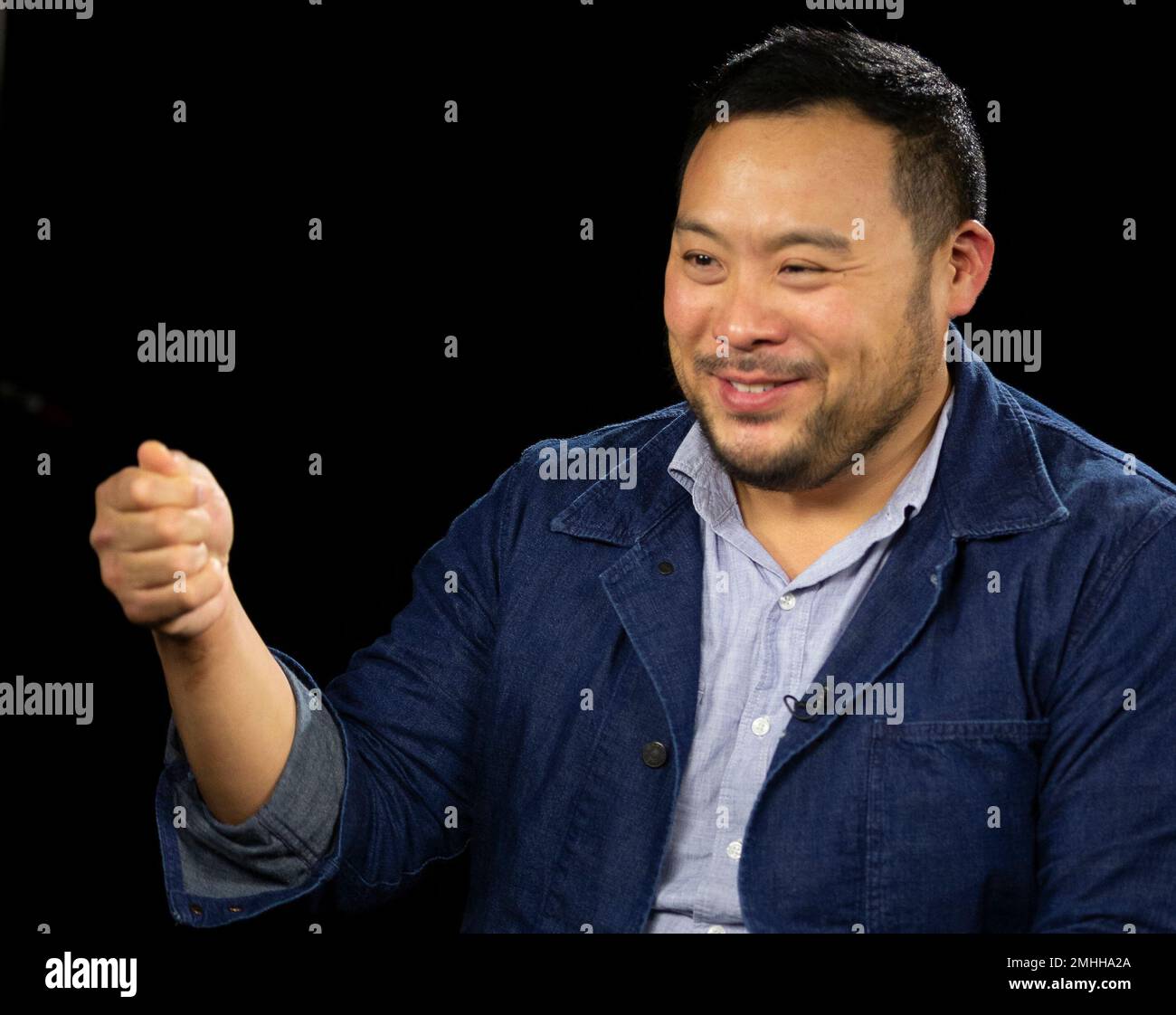This Oct. 23, 2019 photo shows celebrity chef David Chang during an ...