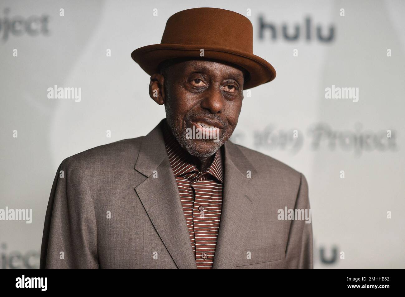 Bill Duke arrives at the premiere of "The 1619 Project" on Thursday ...