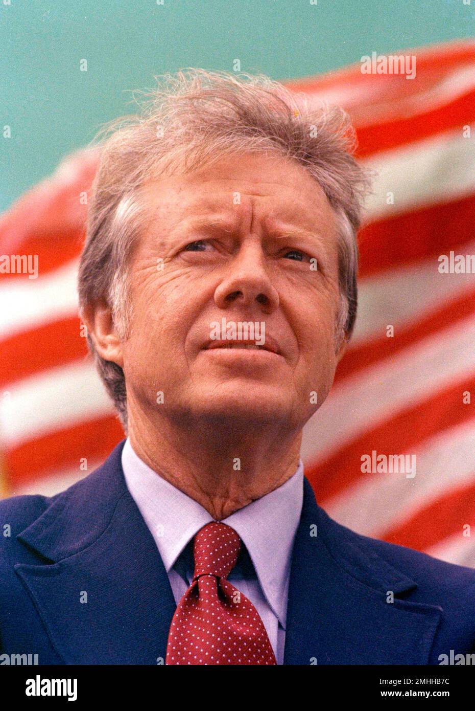 This is an official portrait of President Jimmy Carter, made in ...