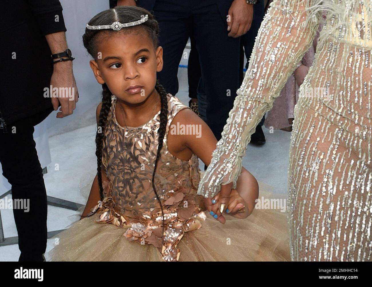 FILE - In this Aug. 28, 2016 file photo, Blue Ivy, daughter of Beyonce ...