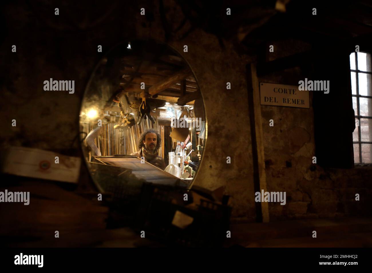 In this photo taken on Sunday, Nov. 17, 2019, Paolo Brandolisio stands ...