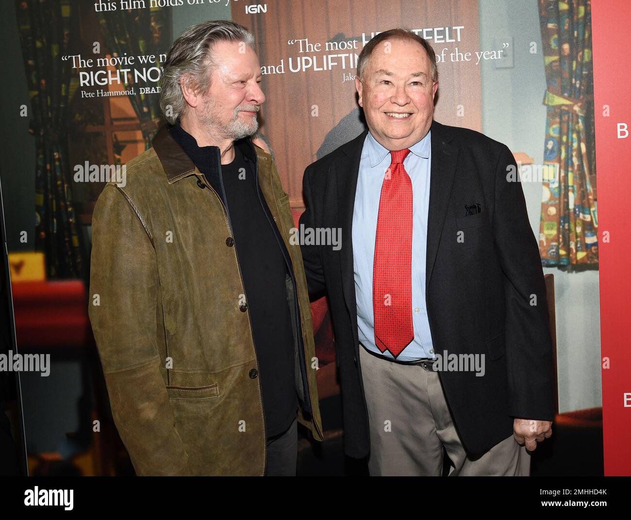 Actors Chris Cooper, left, and David Newell, who played Mr. McFeely in ...