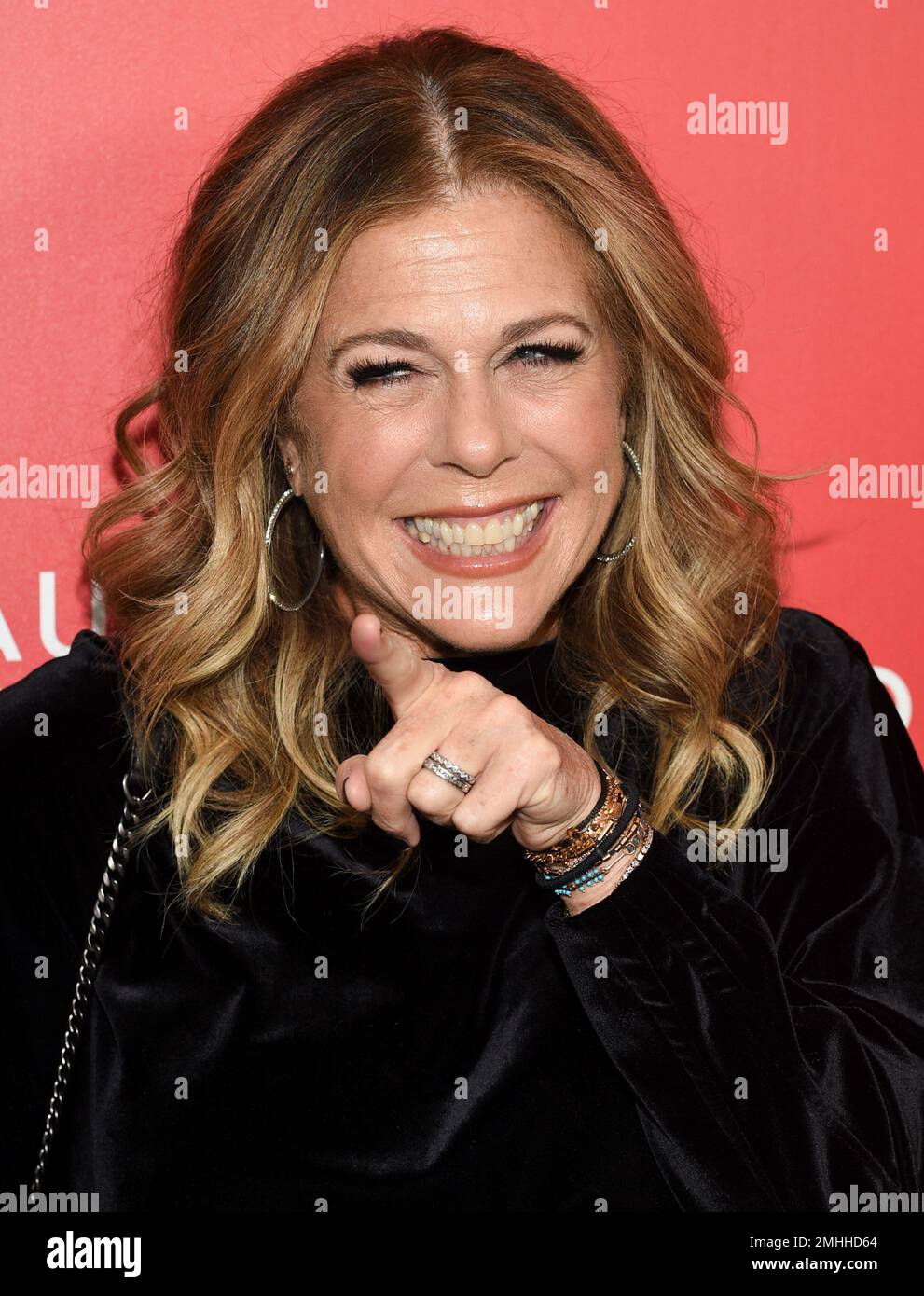 Actress Rita Wilson attends a special screening of "A Beautiful Day In ...