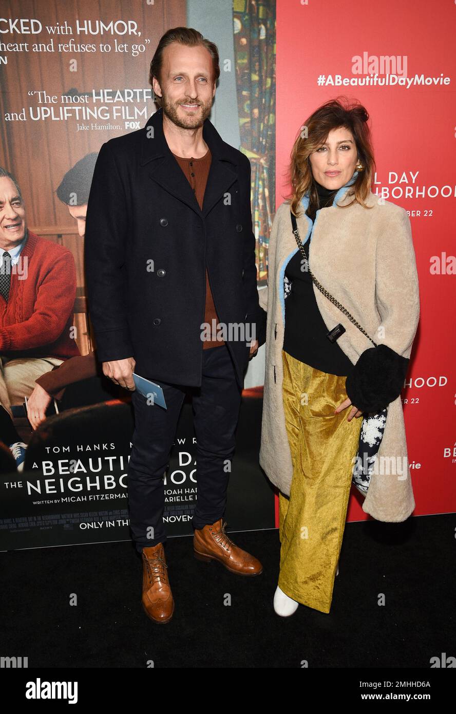 Jesper Vesterstroem, left, and Jennifer Esposito attend a special ...