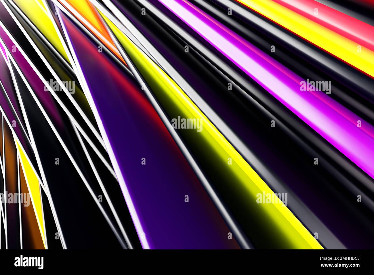 3d illustration of a abstract colorful background with lines. Modern ...