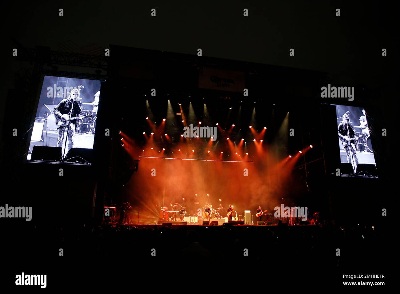 American experimental rock band The Raconteurs, performs during the ...