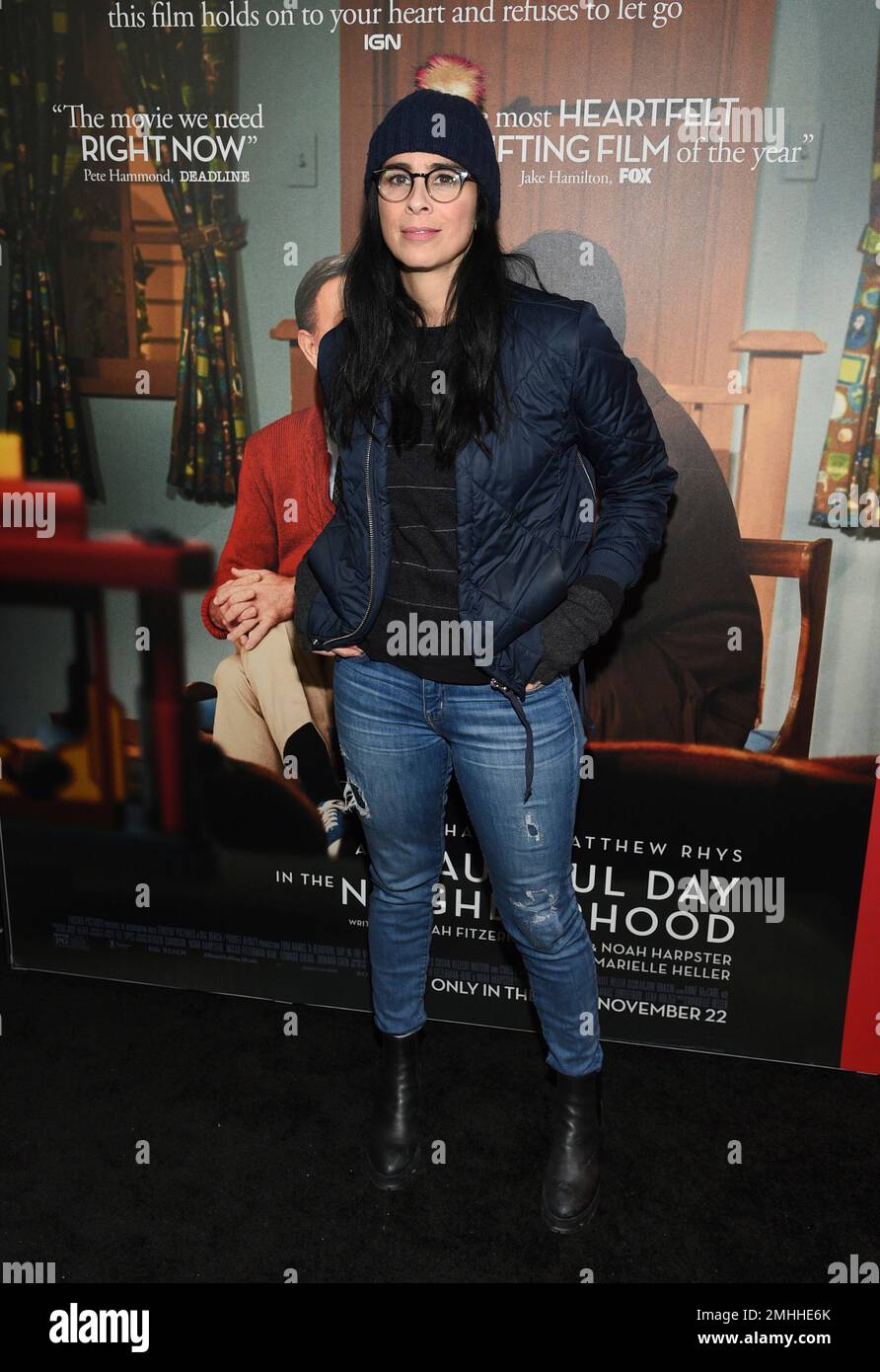 Comedian Sarah Silverman attends a special screening of "A Beautiful ...