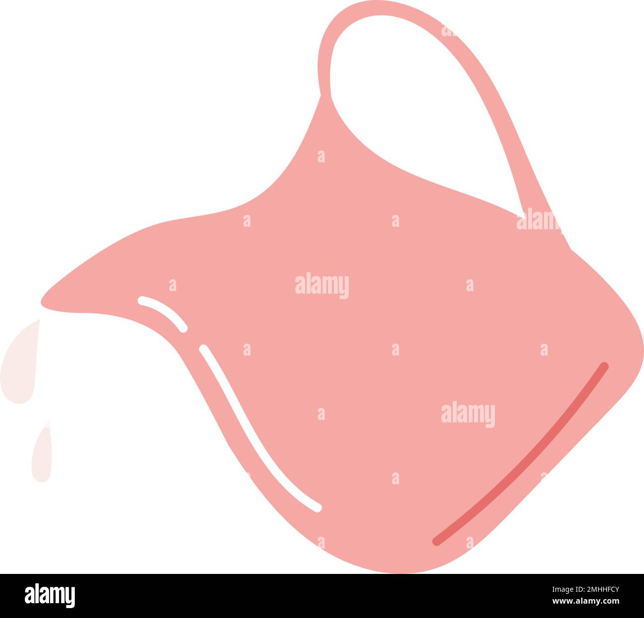 Creamer in cartoon flat style. Hand drawn vector illustration of ...