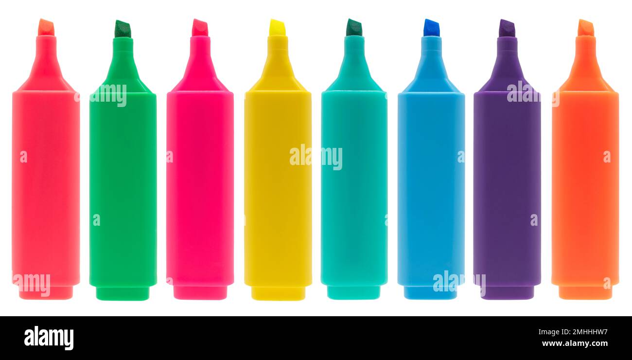 Green highlighter pen on Cut Out Stock Images & Pictures - Alamy