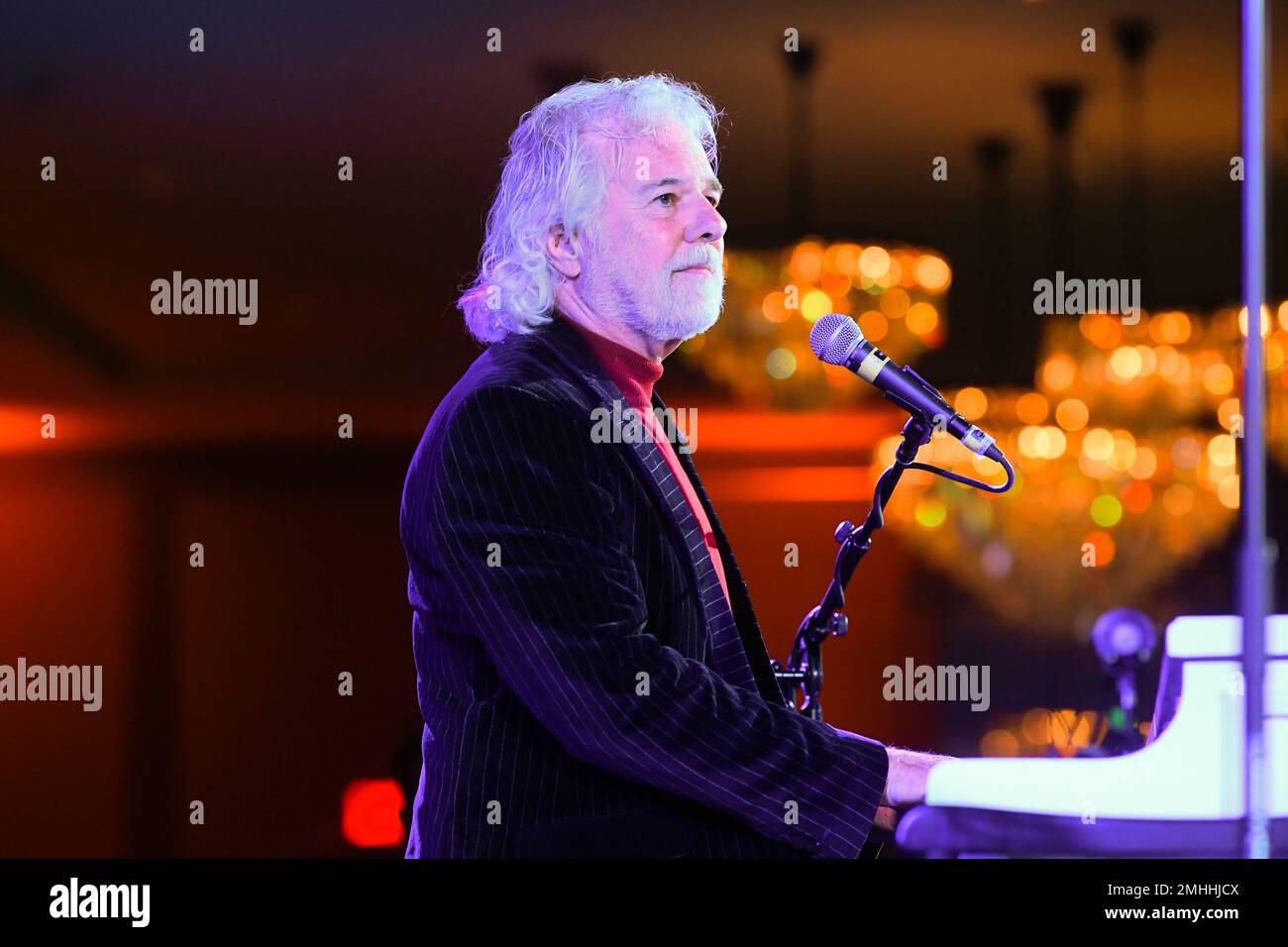 Rolling Stones musician Chuck Leavell performs during Captain Planet ...