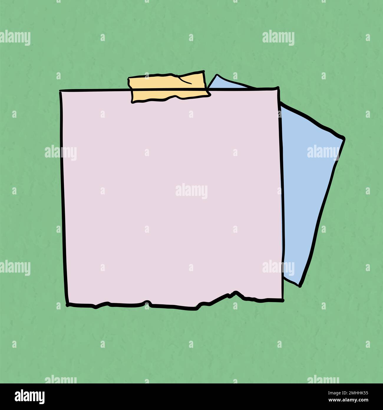 Digital note vector on pastel green background Stock Vector Image & Art ...