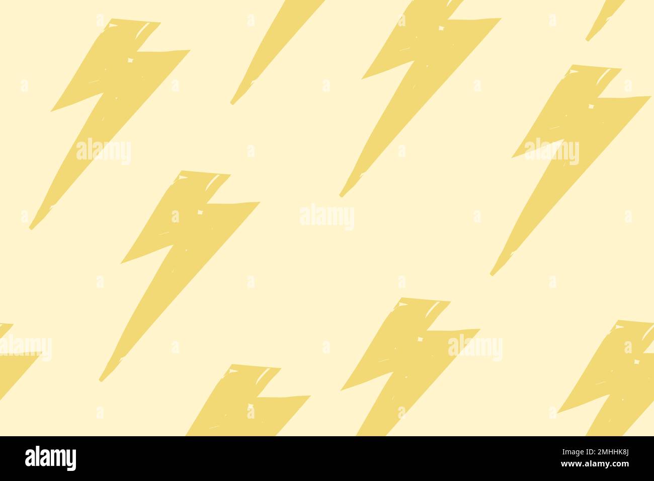 Thunder seamless pattern background vector in cute weather theme Stock ...