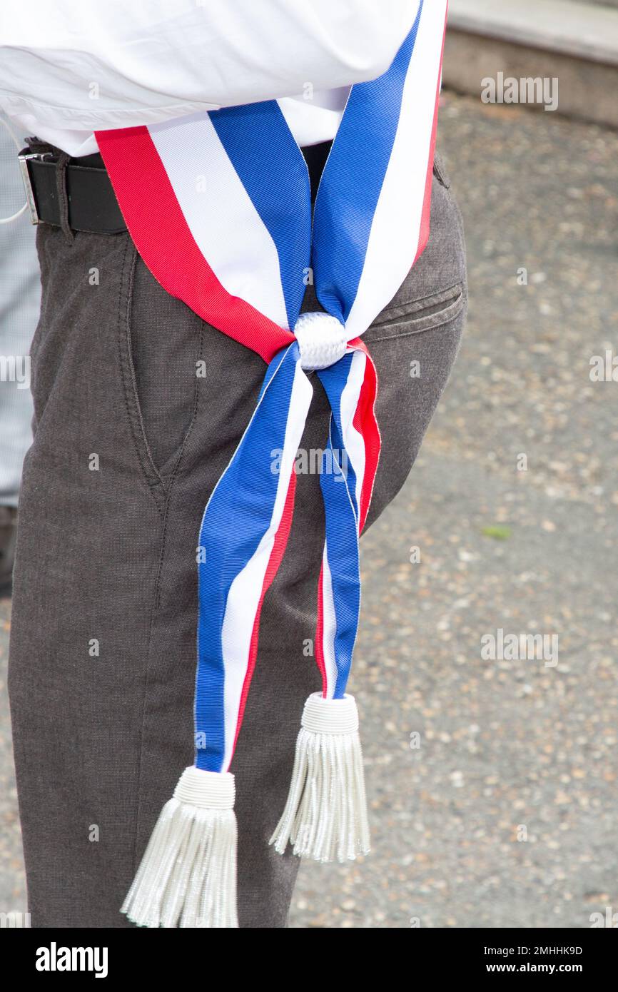 Tricolor sash hi-res stock photography and images - Alamy