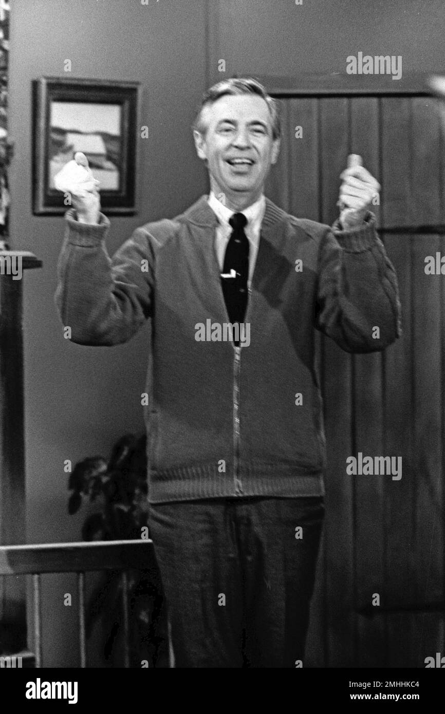 This June 28, 1989 file photo shows Fred Rogers rehearsing the opening ...