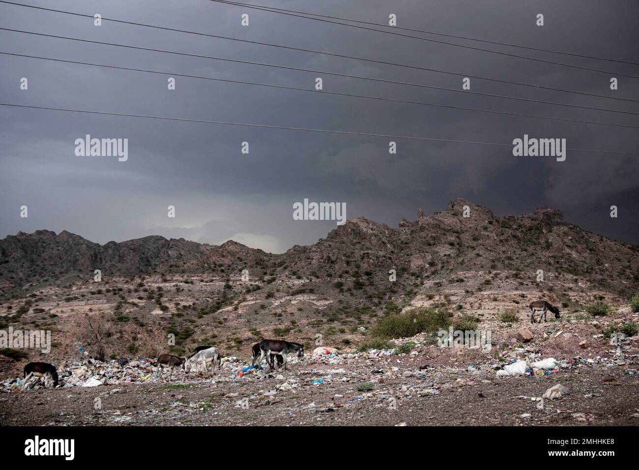 This Aug. 4, 2019 photo, shows a road in Dhale province, an active ...
