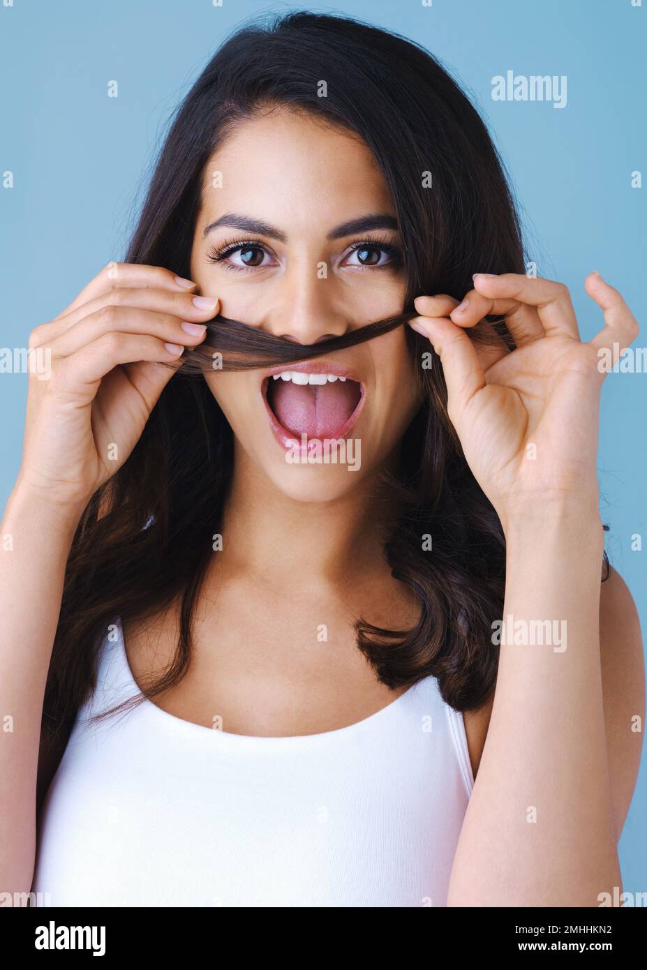Blue mustache hi-res stock photography and images - Alamy