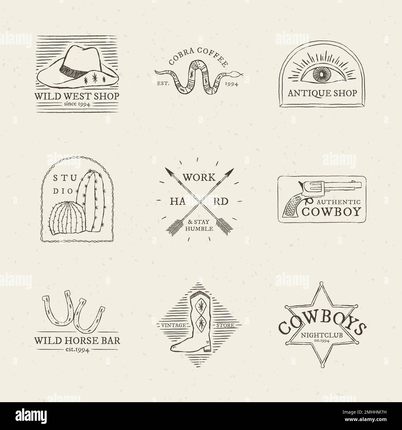 Vintage cowboy boots cactus hi-res stock photography and images - Alamy