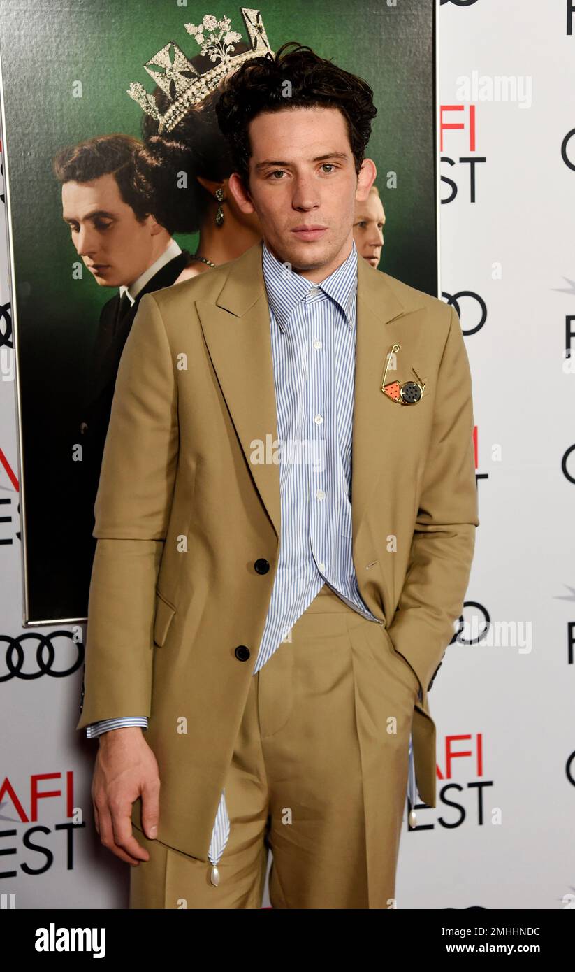 Josh O'Connor, a cast member in the Netflix series "The Crown," poses ...