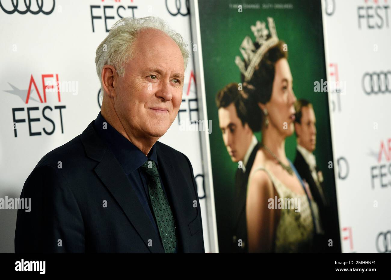 John Lithgow, a cast member in the Netflix series "The Crown," poses at ...