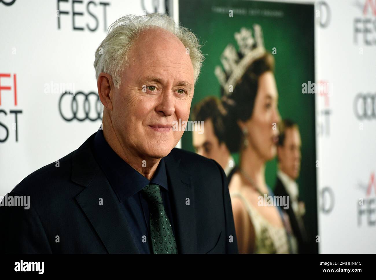 John Lithgow, a cast member in the Netflix series "The Crown," poses at ...