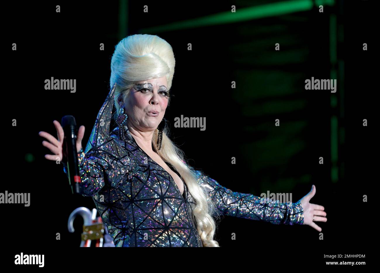 The singer Cindy Wilson, a founding member of the American new wave ...